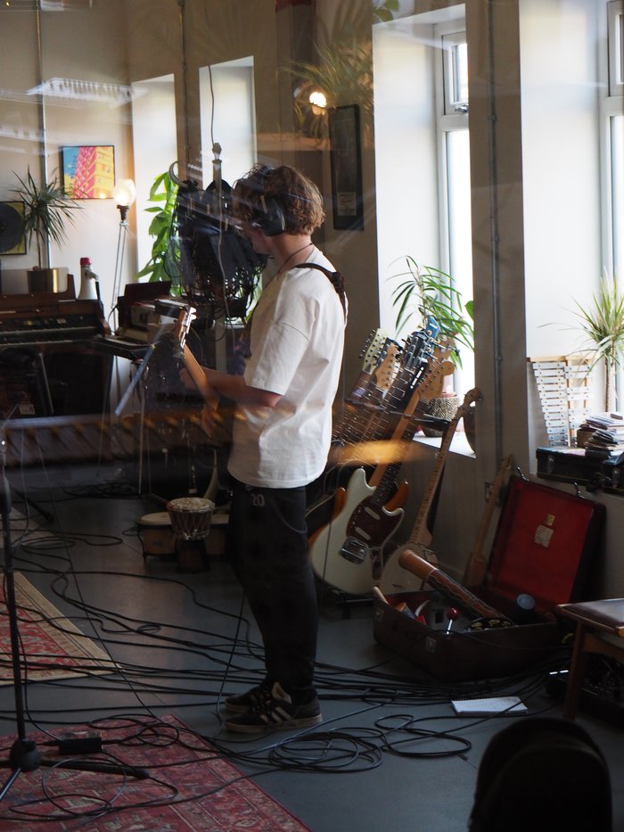 Recording at Young Thugs studio, York - The Corsairs